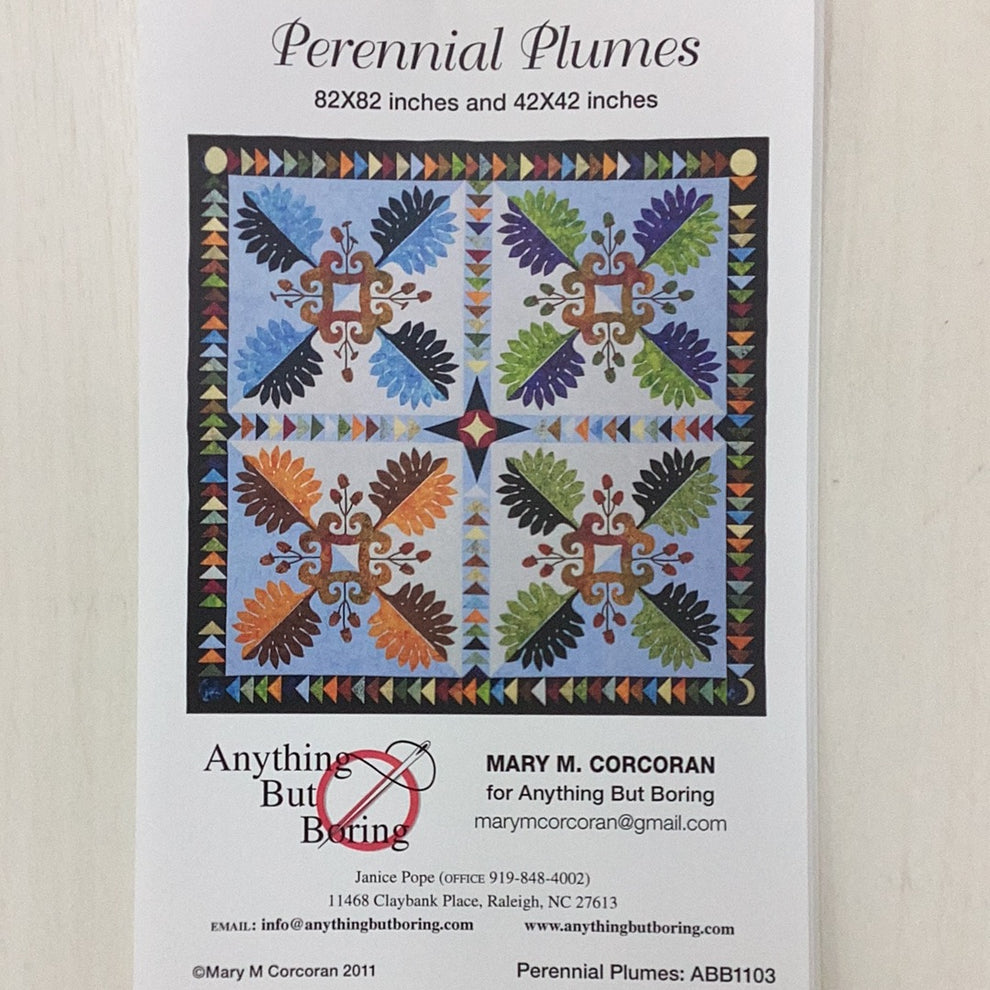 Pattern- Perennial Plumes – Quilt Craft Toowoomba