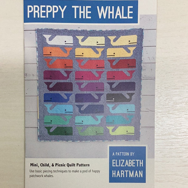 Pattern- Preppy the Whale – Quilt Craft Toowoomba